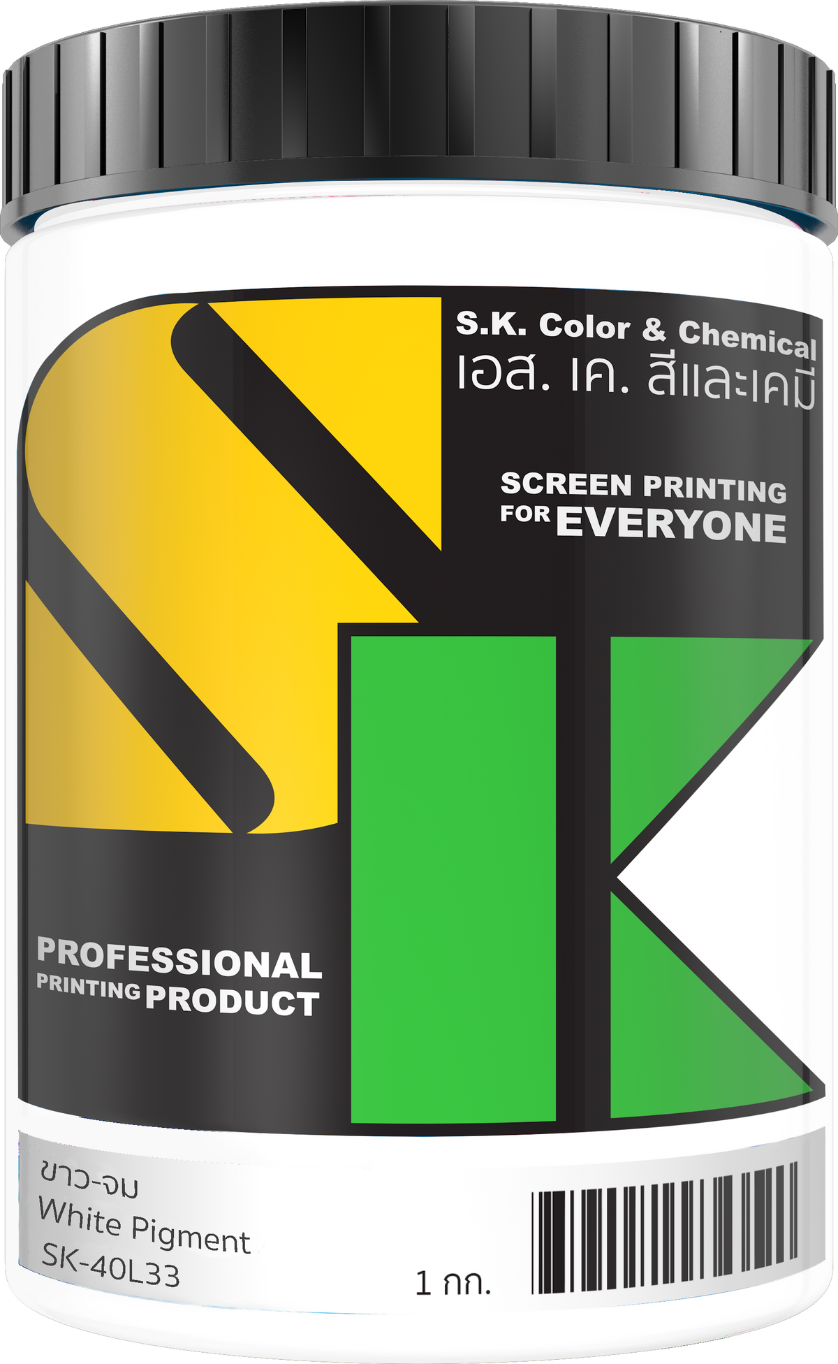 สีขาวจม White Pigment SK-40L33 — SK Screen Printing Supplies